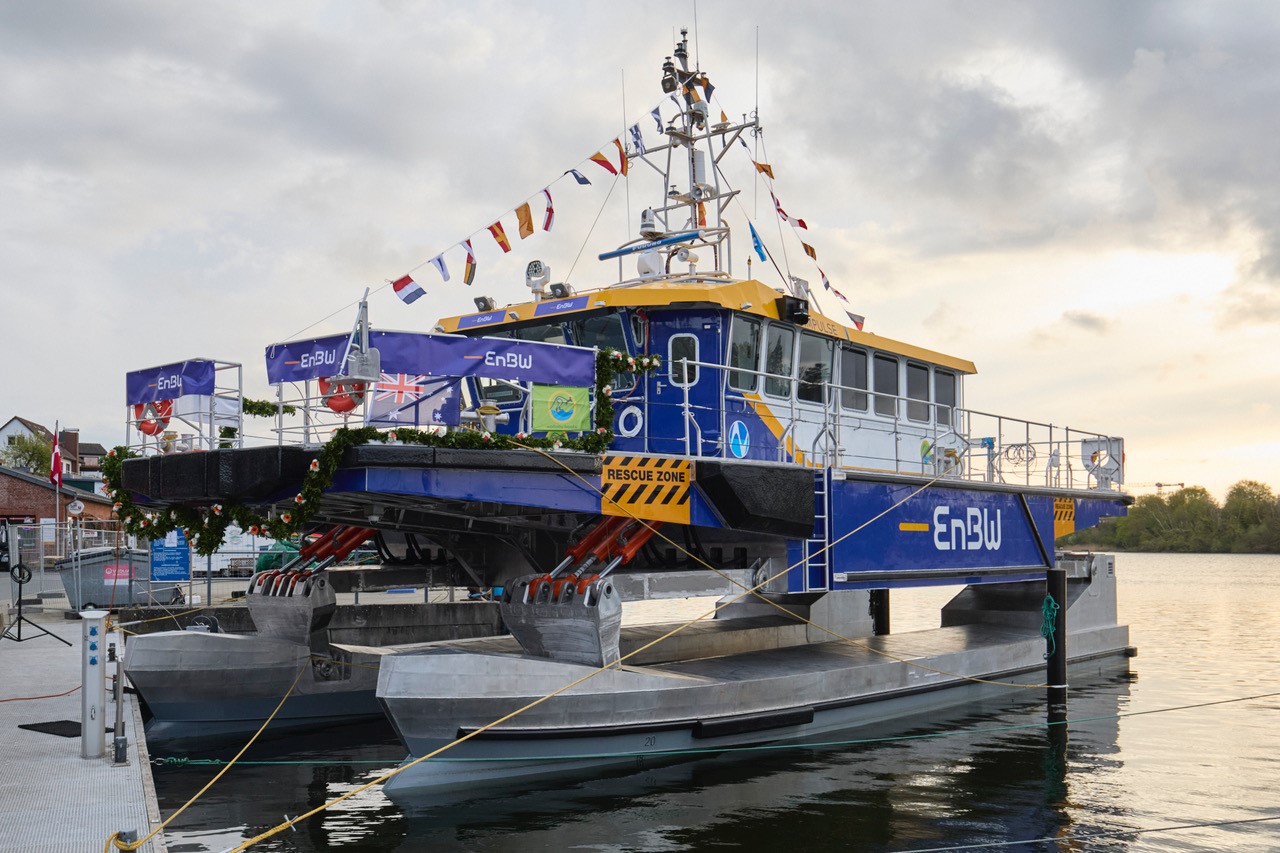 EnBW and Wallaby Boats christen a new kind of CTV | EnBW